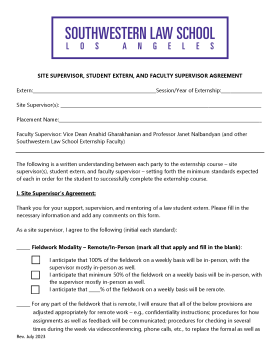 Externship Program | Southwestern Law School